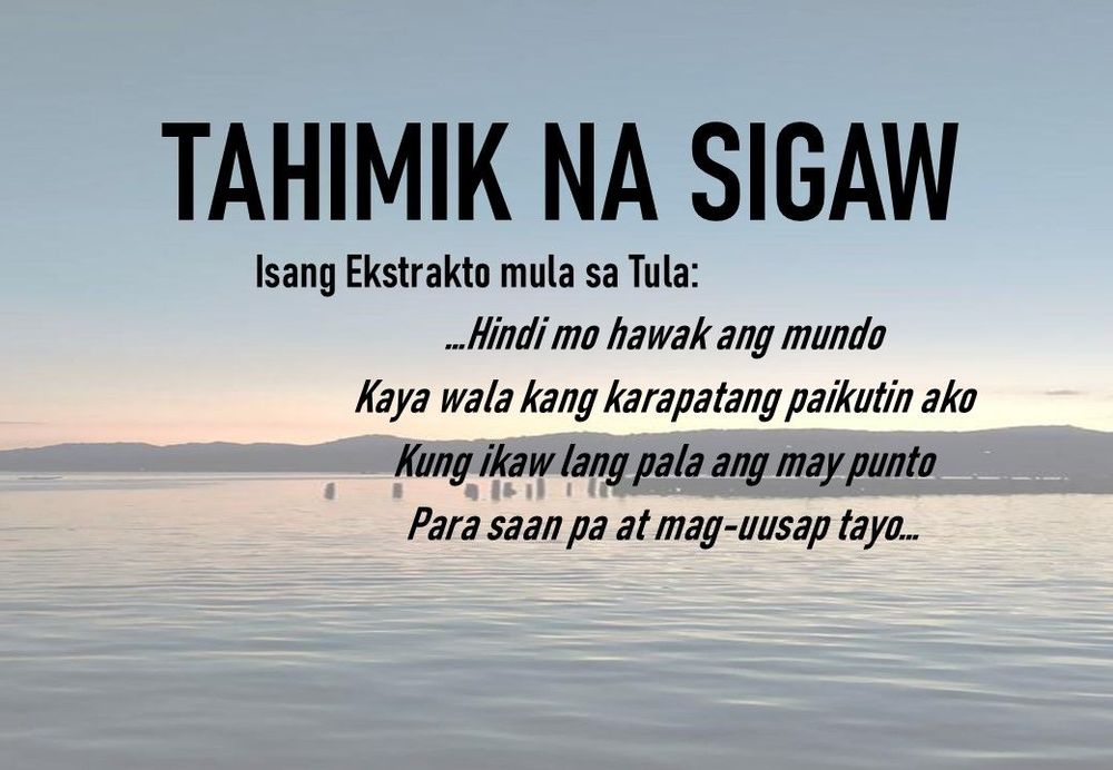 Tahimik Love Quotes