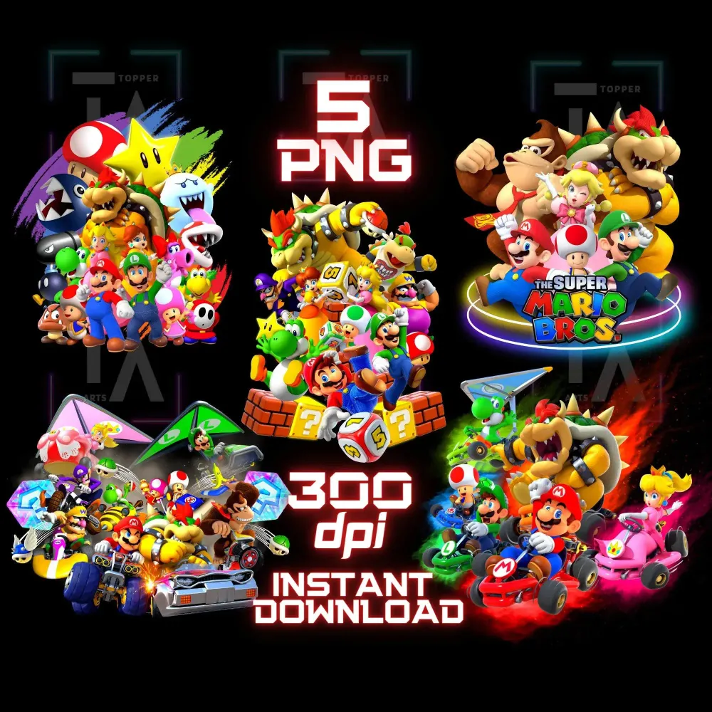 Printable Super Mario Bros Characters