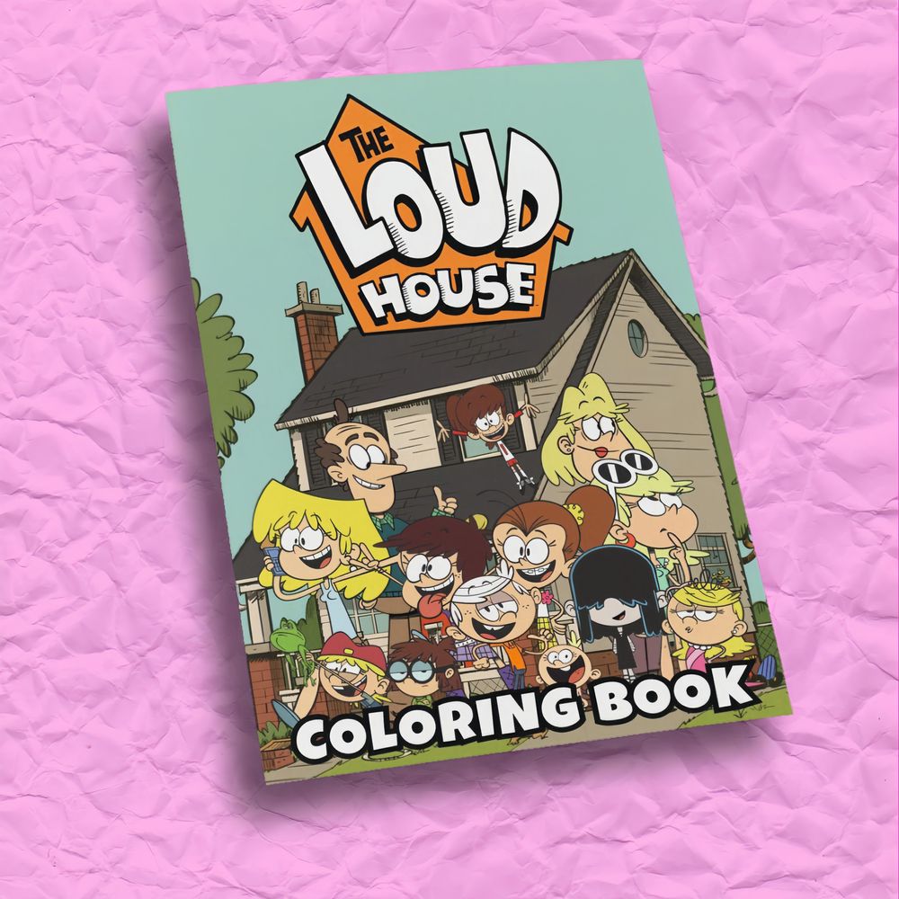 The Loud House Coloring Book The Loud House Coloring Book Twins LOLA