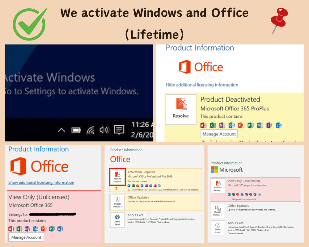 Como Activar Office 365 Proplus 2016 2013 2010 Funciona Office 2016
