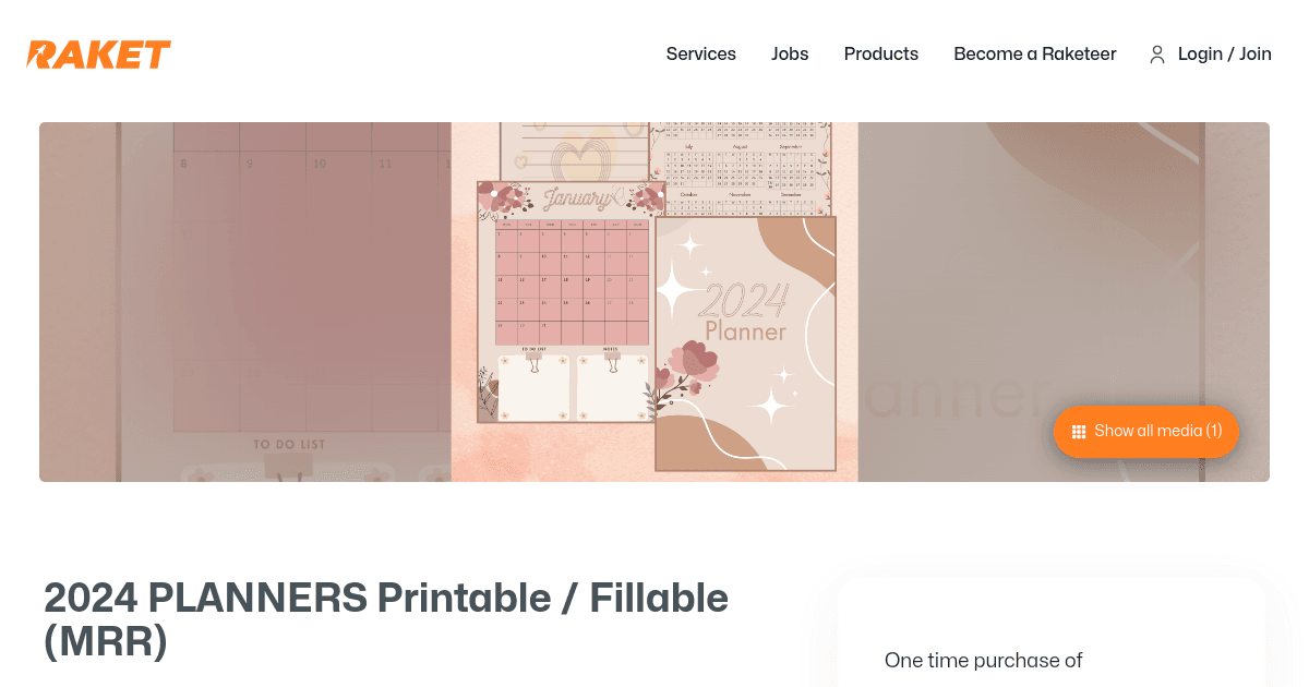 2024 PLANNERS Printable / Fillable (MRR) by lenycanones - Raket.PH