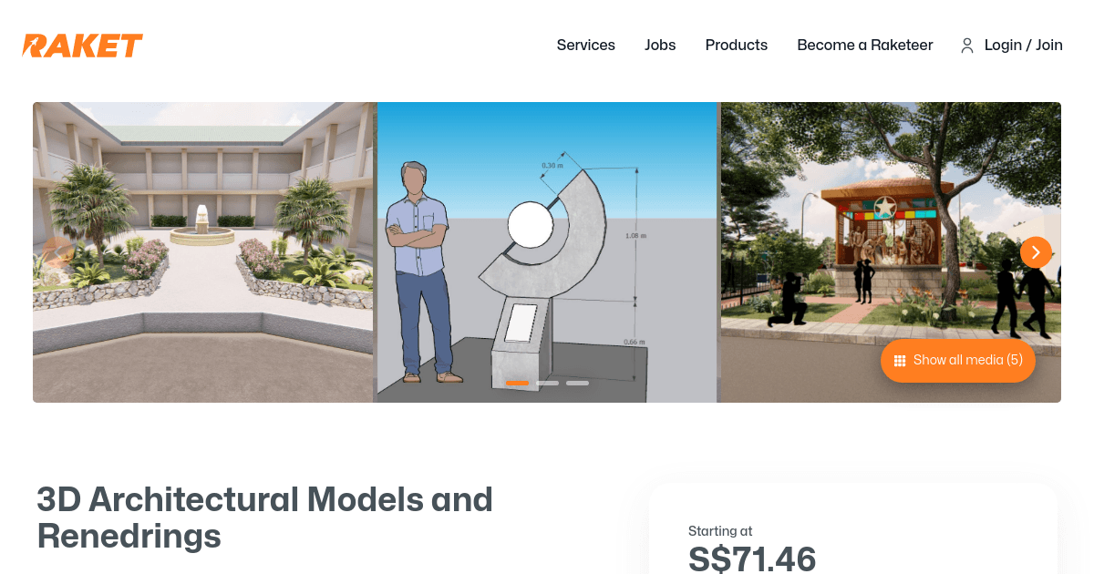 3D Architectural Models and Renedrings by louiediaz95 - Raket.PH