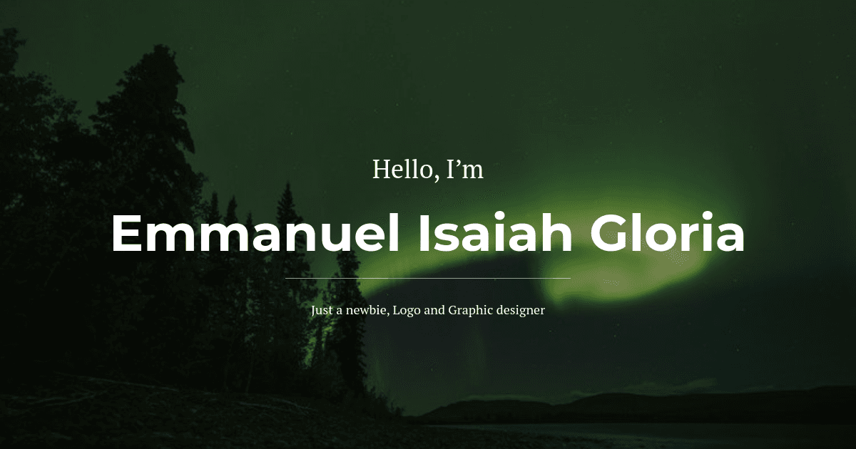 Emmanuel Isaiah Gloria