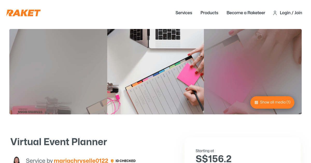 Virtual Event Planner by mariachryselle0122 - Raket.PH