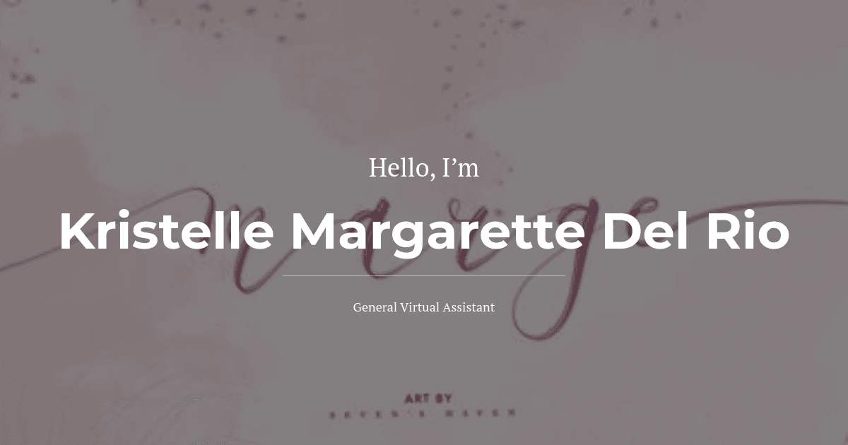 Kristelle Margarette Del Rio