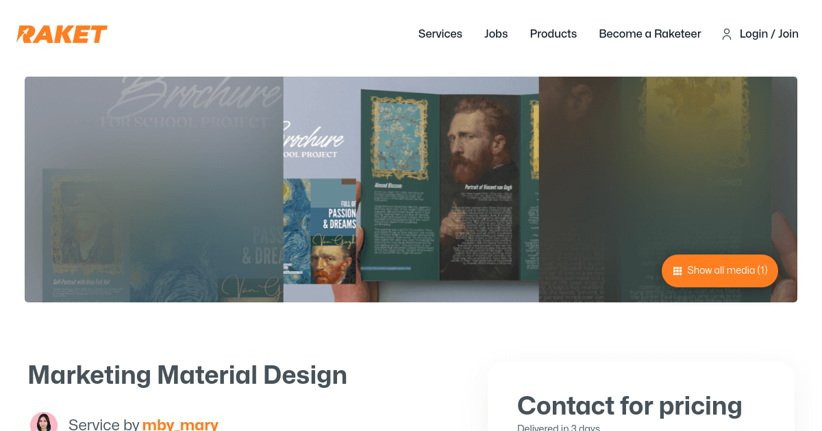 Marketing Material Design by mby_mary - Raket.PH