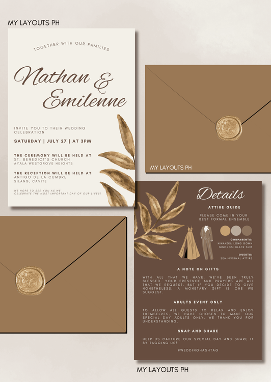 Invitation layouts store