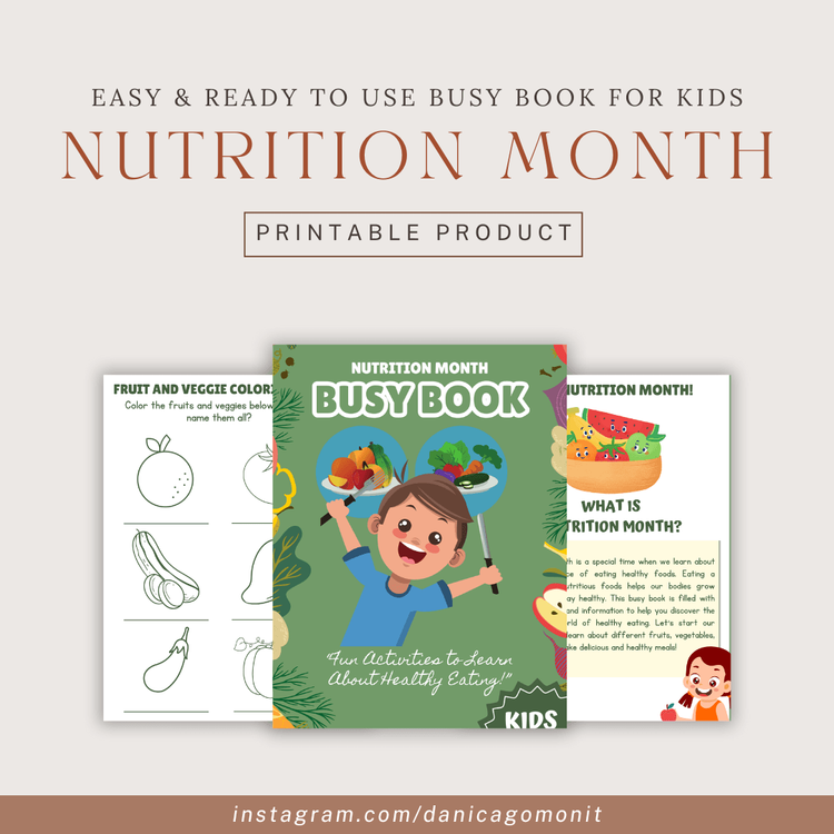 Coloring Worksheets About Nutrition Month