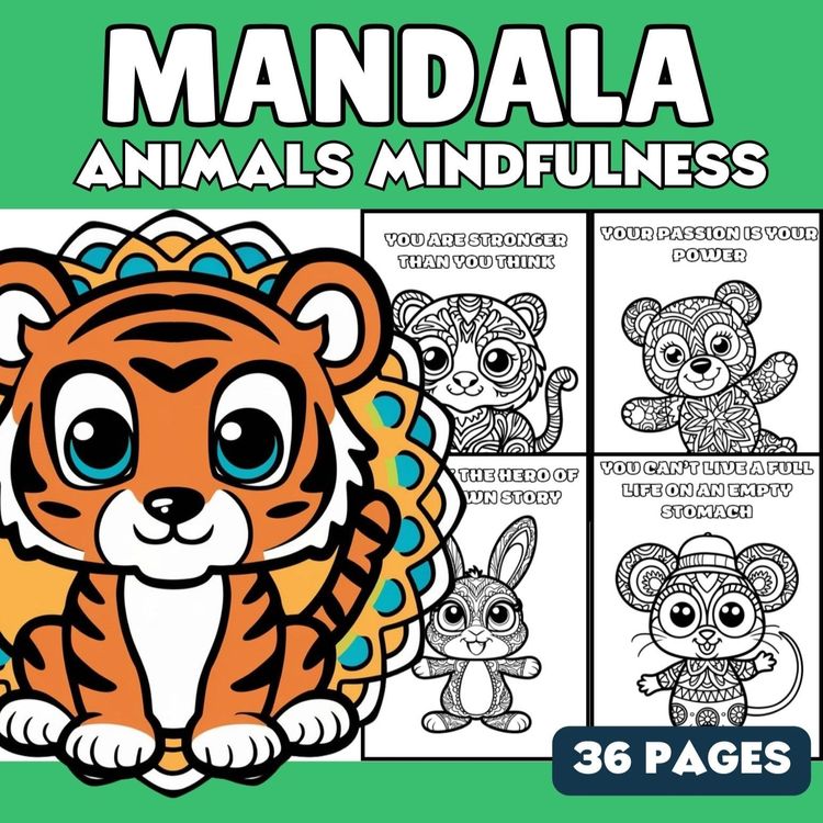 Mindful Coloring Animals Animals In Flowers Coloring Pages For Adults,