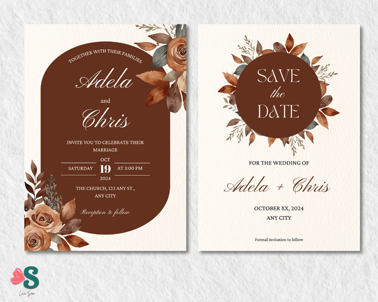 Wedding invitation layout ideas | Beachweddingtips.com