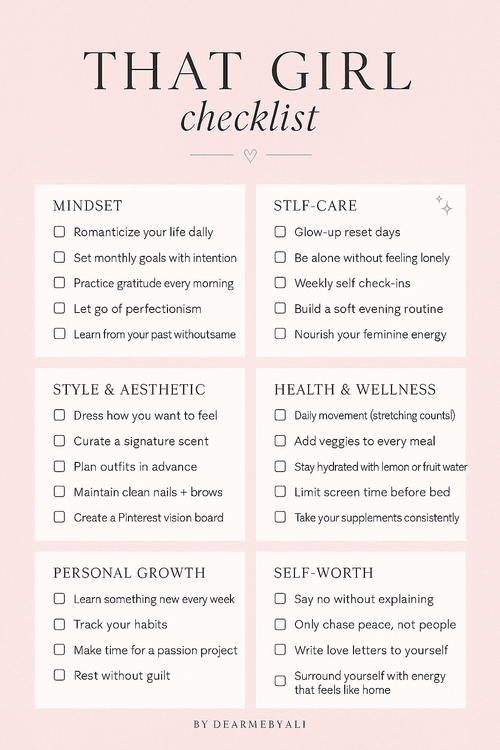Perfecte Vriendin Checklist