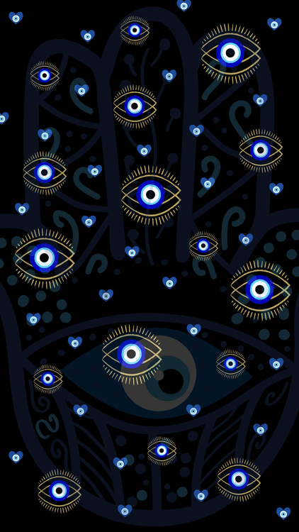 Wallpaper Dark Evil Eyes