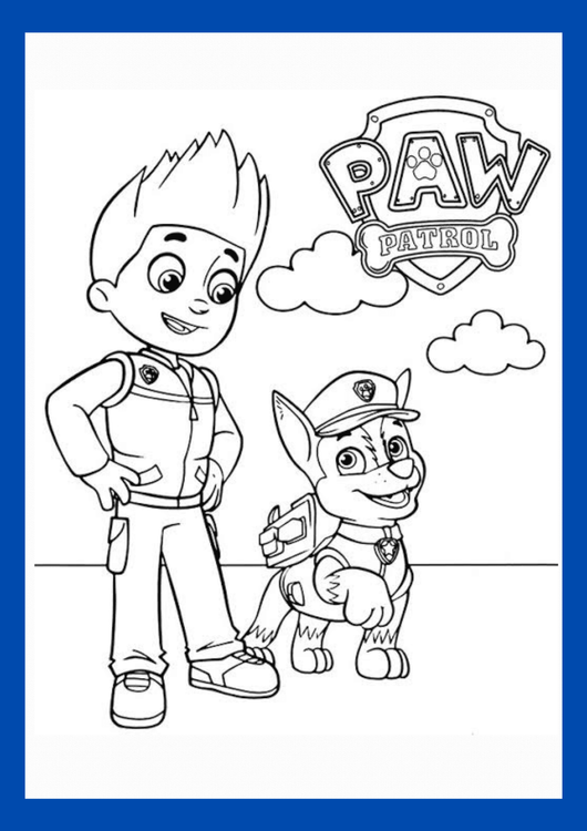 Paw Patrol Coloring Pages Ryder - Infoupdate.org