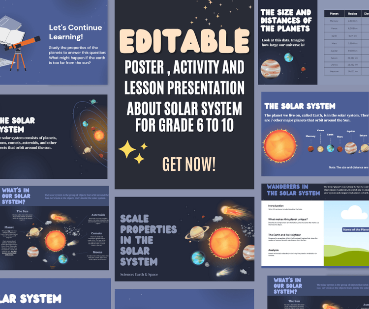 Solar System Simplified Grade 6 Thunderbolt Kids