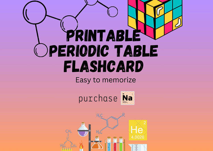 Periodic Table Of Elements Flashcards Printable Pdf Free Chemistry ...