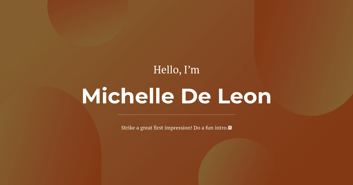 Michelle De Leon