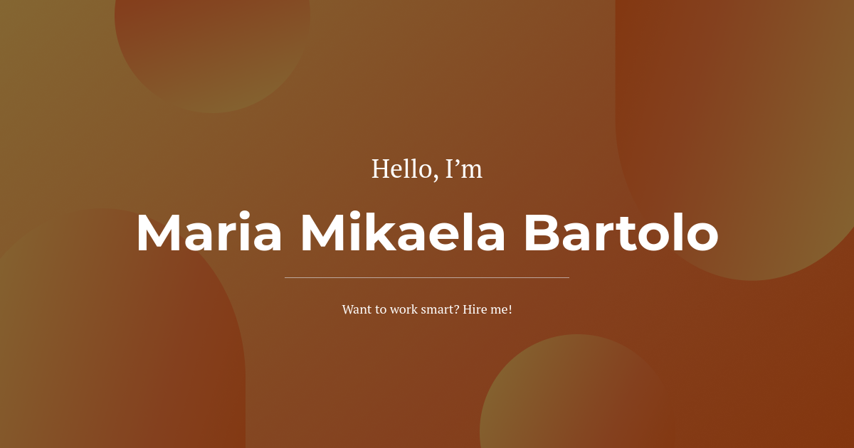 Maria Mikaela Bartolo