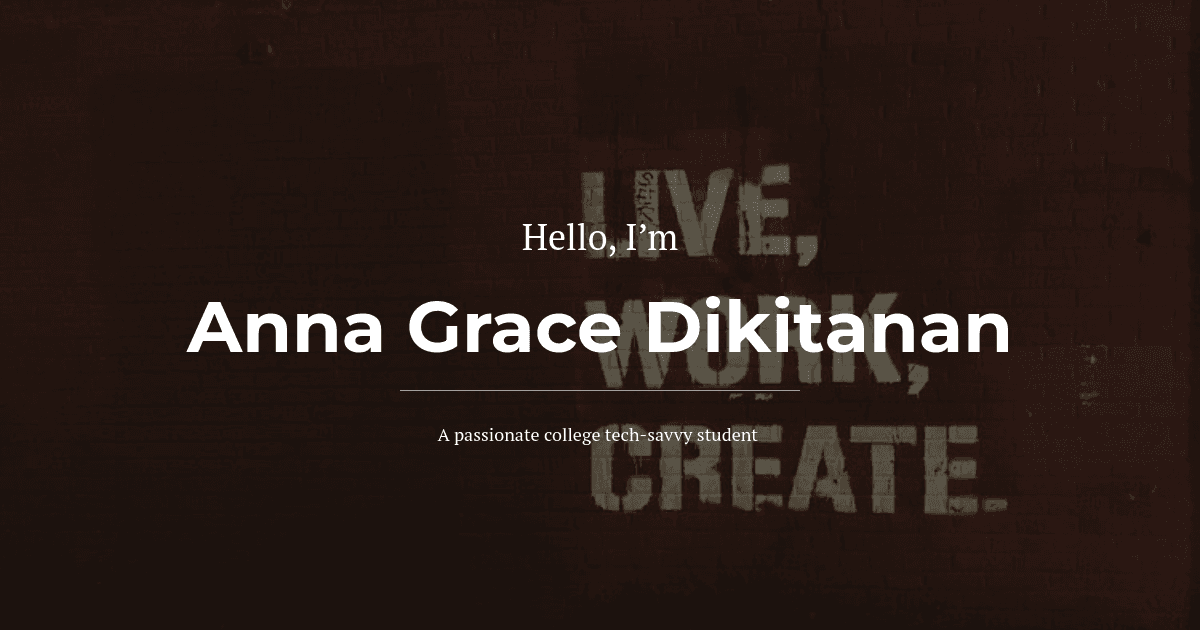 Anna Grace Dikitanan