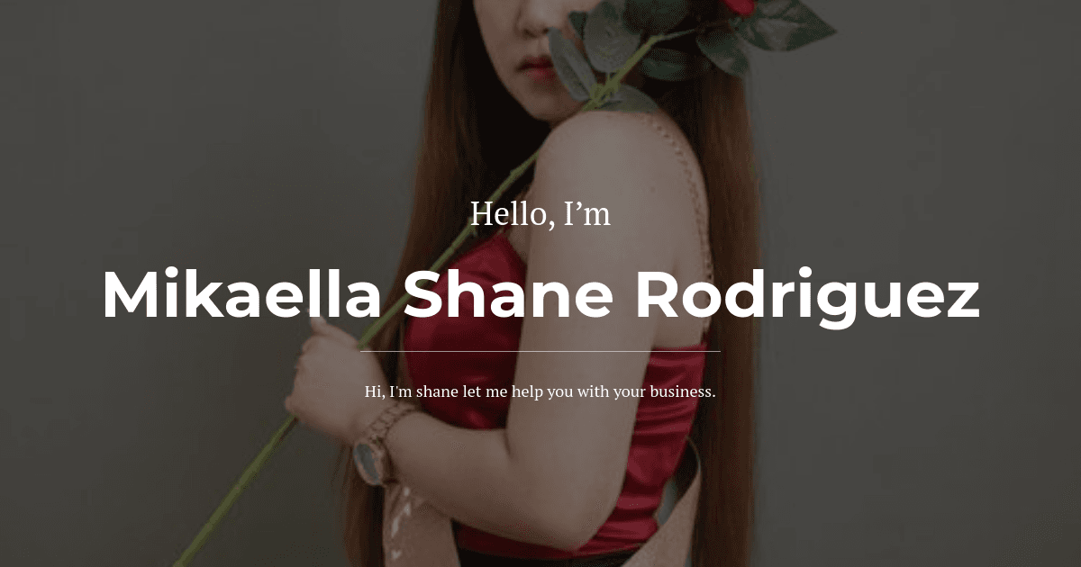 Mikaella Shane Rodriguez