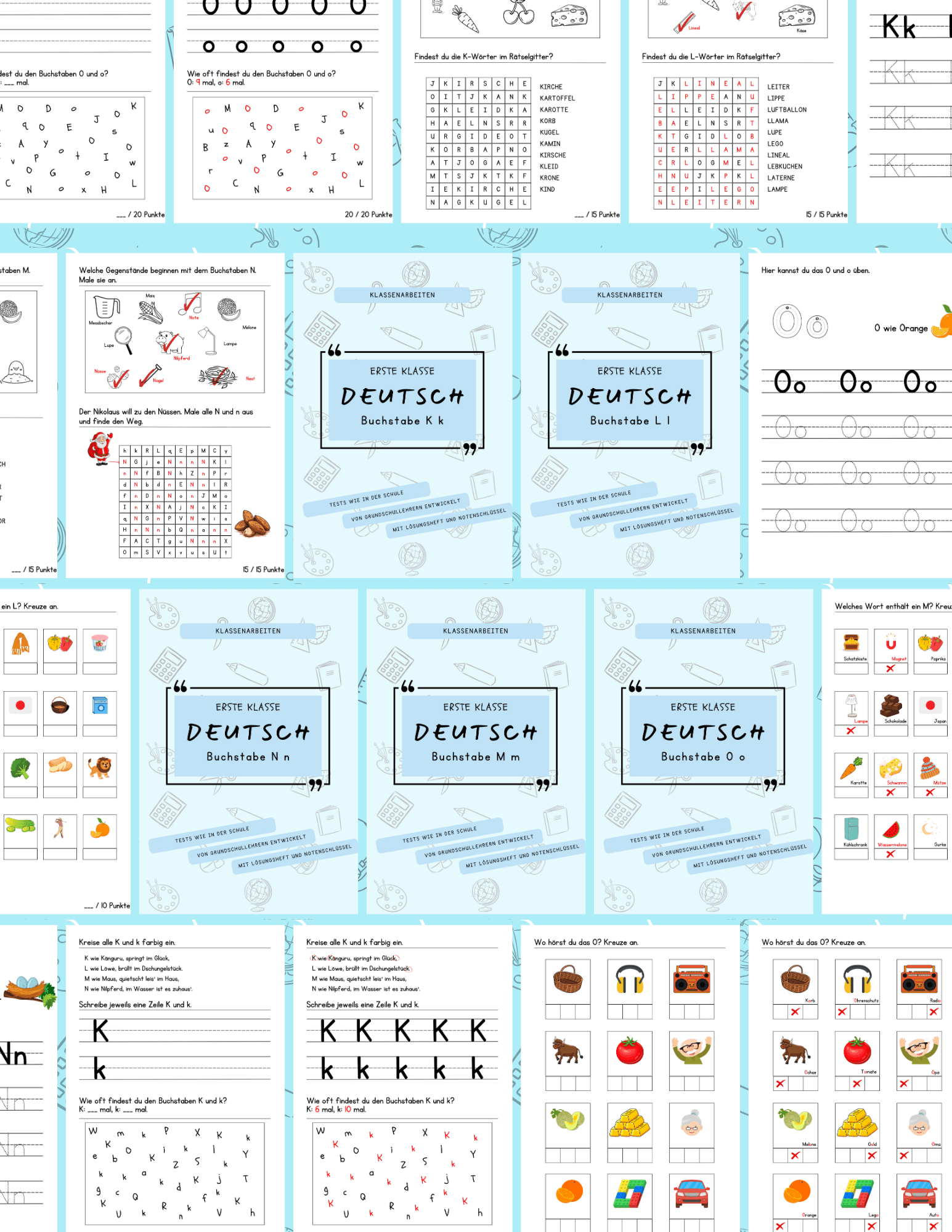 German Worksheets For Grade 1