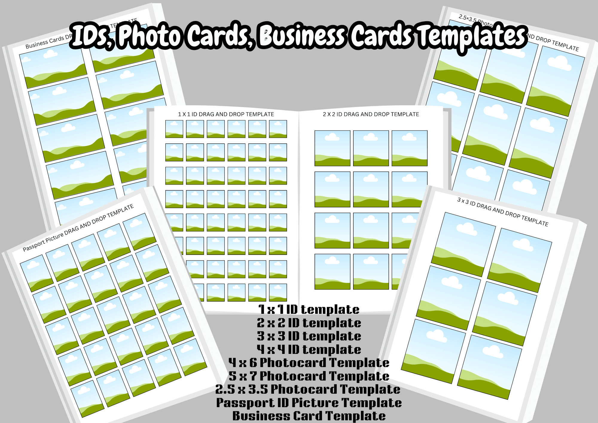 4x6 Photo Card Template