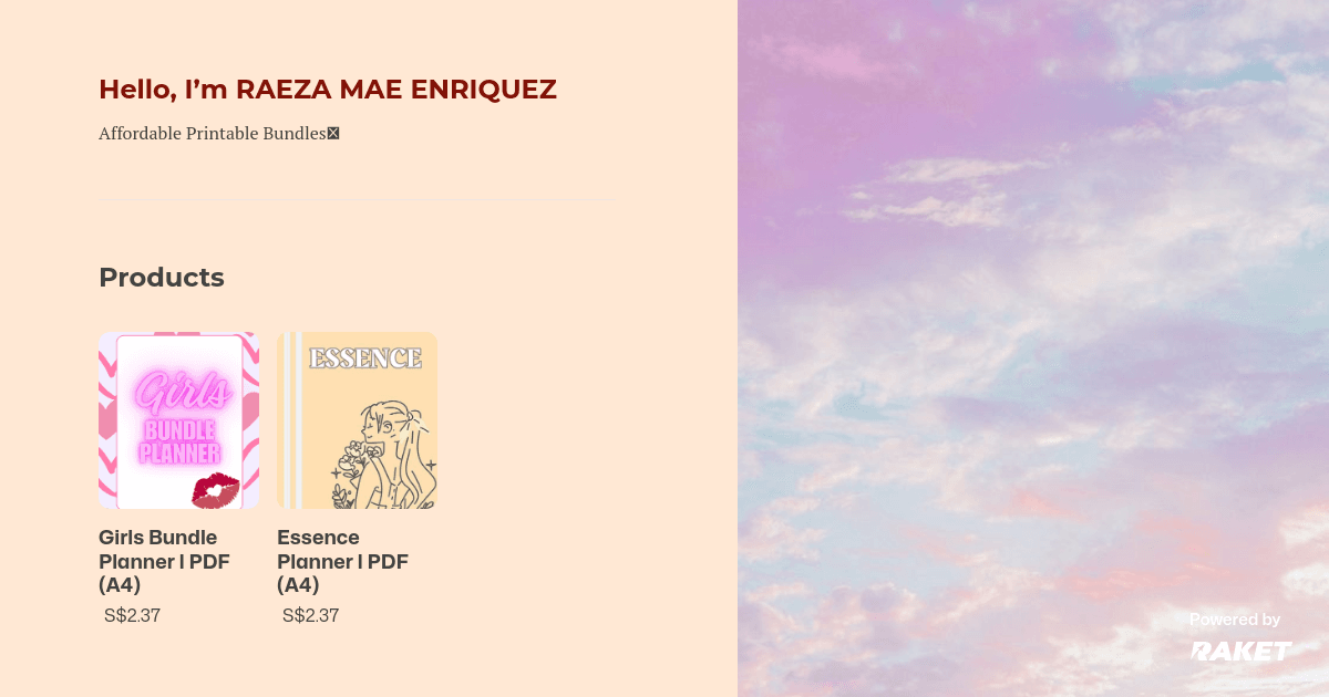 RAEZA MAE ENRIQUEZ