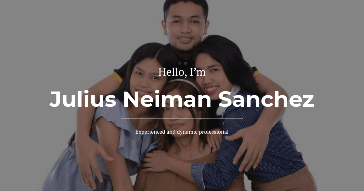 Julius Neiman Sanchez