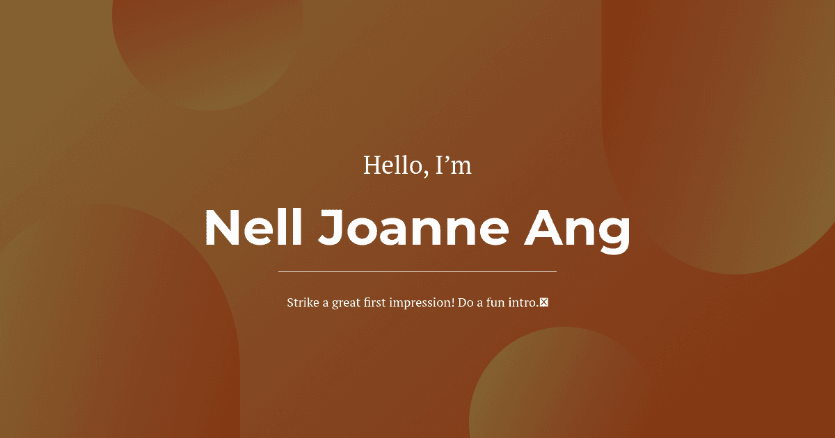 Nell Joanne Ang