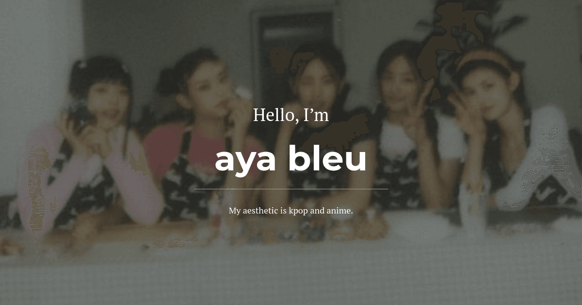 aya bleu