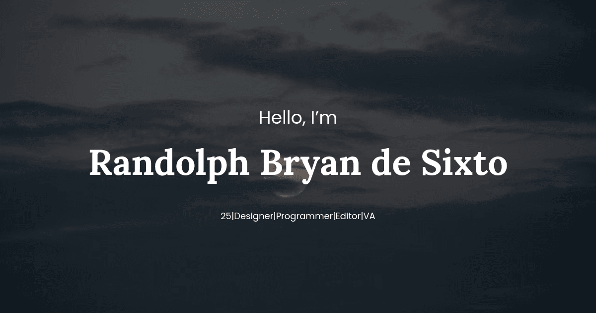 Randolph Bryan de Sixto