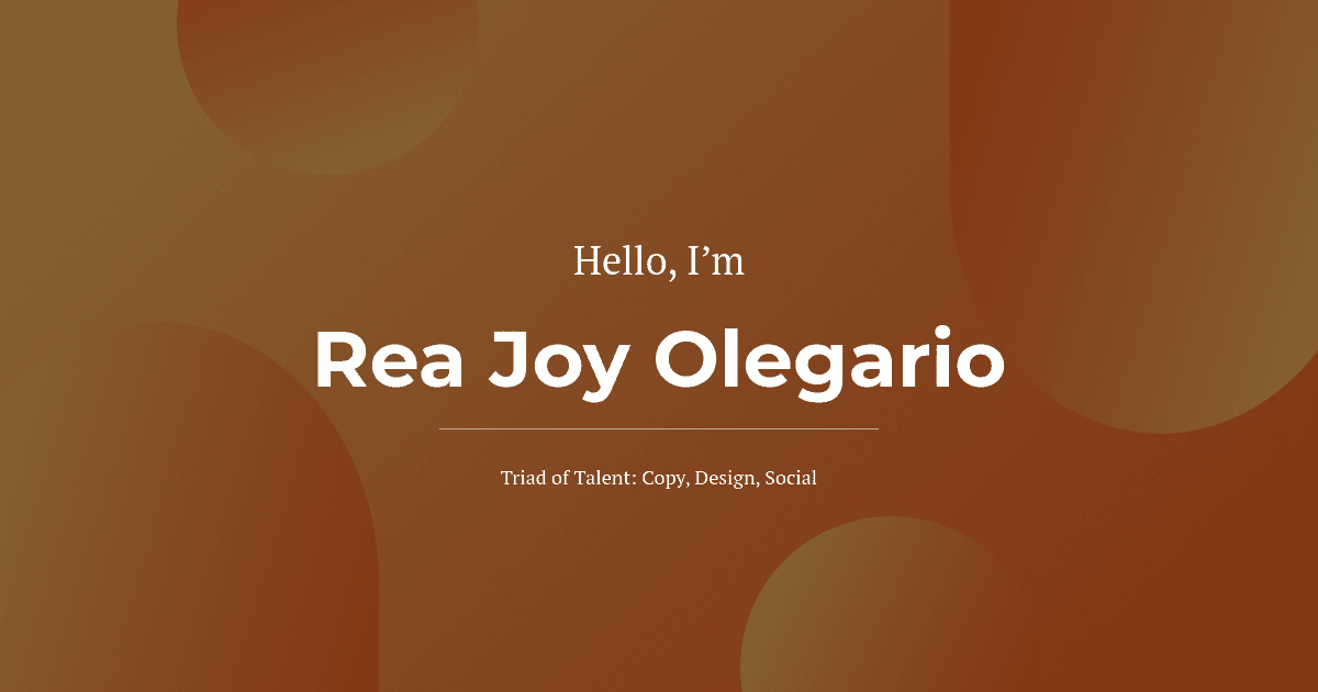 Rea Joy Olegario