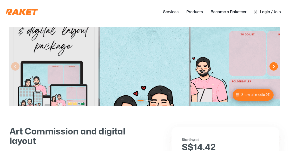 Art Commission and digital layout by papelierph - Raket.PH