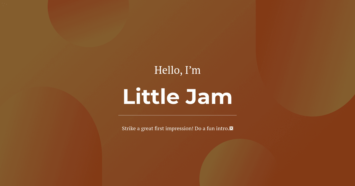 Little JAM Creations