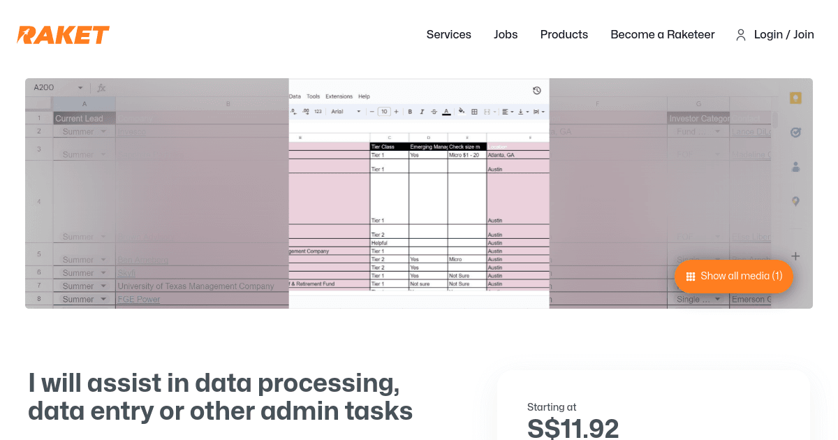 I will assist in data processing, data entry or other admin tasks by ... I will assist in data processing, data entry or other admin tasks by ...