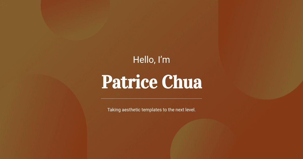 Patrice Chua
