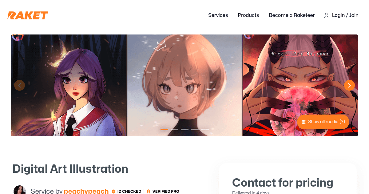 Digital Art Illustration by peachypeach - Raket.PH