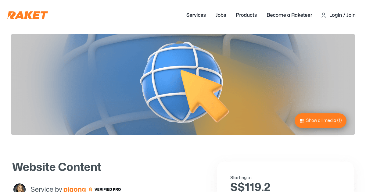 Website Content by piaong - Raket.PH