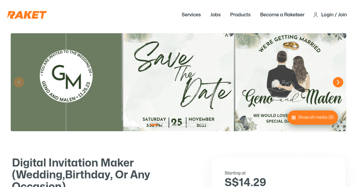 Digital Invitation Maker (Wedding,Birthday, Or Any Occasion) by pk ...