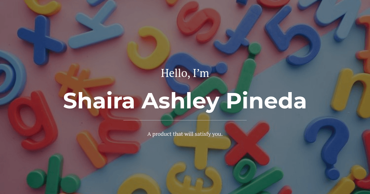 Shaira Ashley Pineda