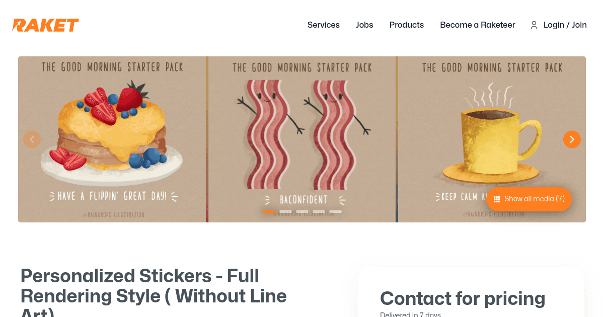 Personalized Stickers - Full Rendering Style ( Without Line Art) by ...