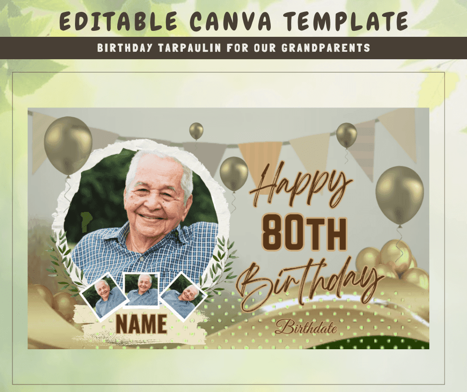 Birthday Tarpaulin Designs Template
