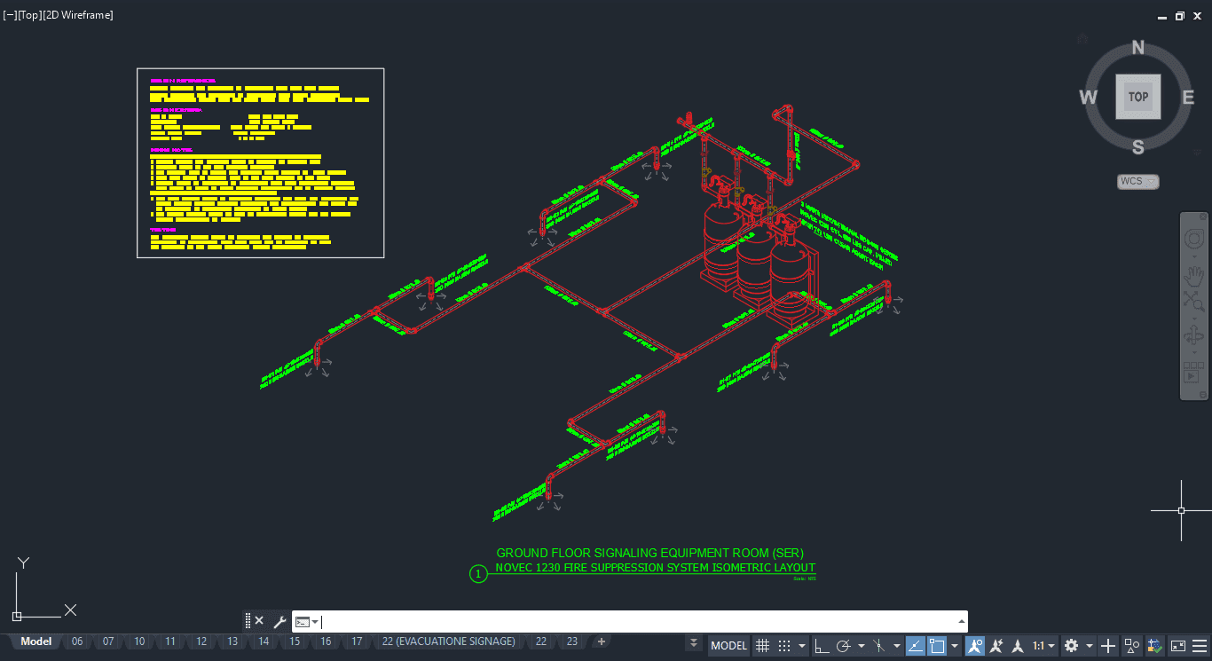 Cabinet Detail Fire System Dwg Detail For Autocad
