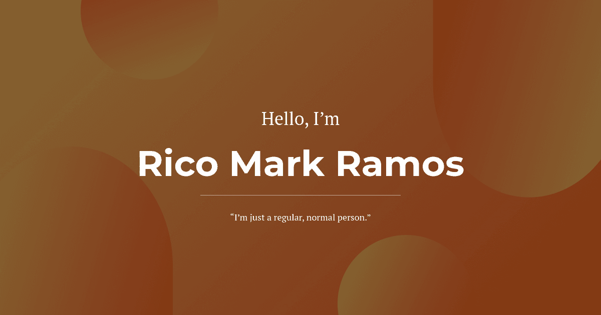 Rico Mark Ramos