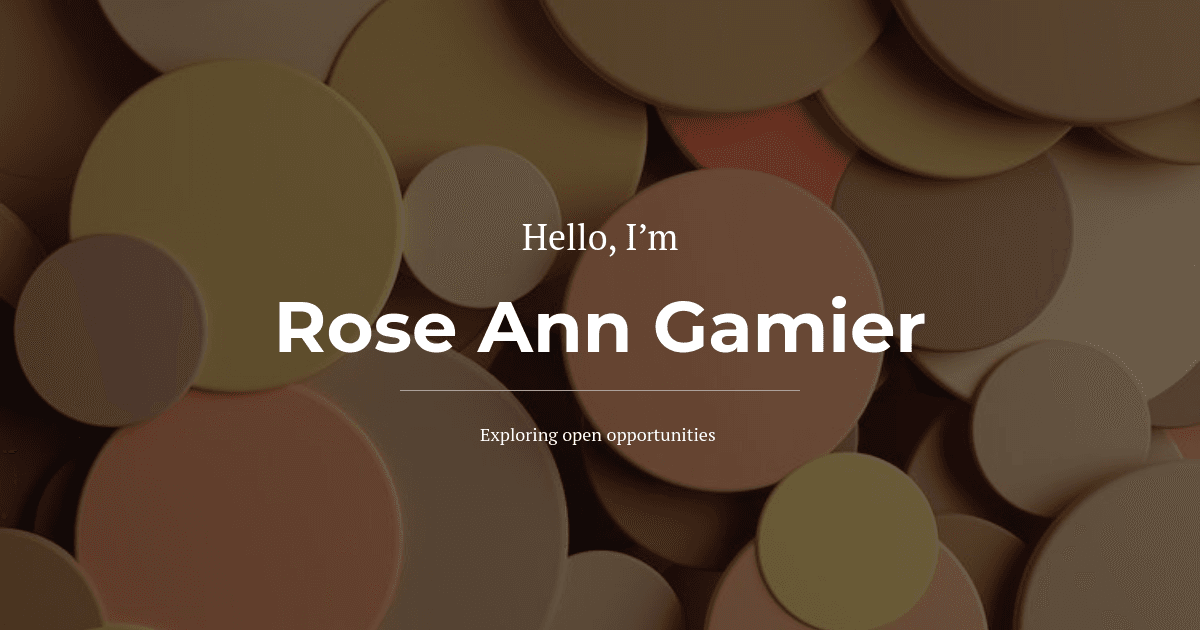 Rose Ann Gamier