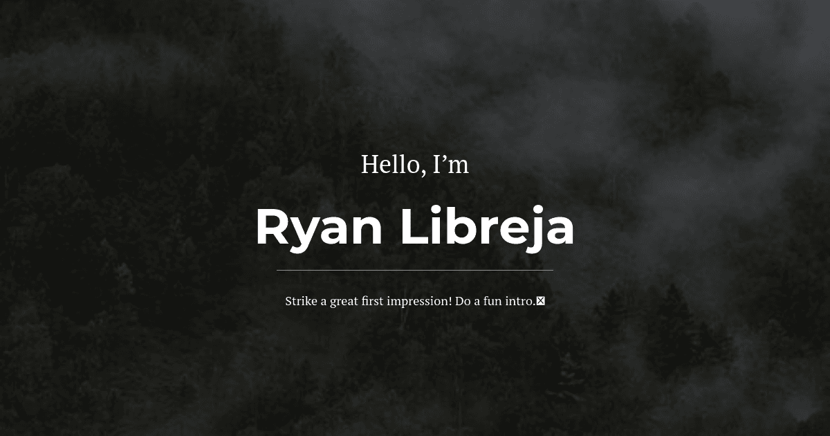 Ryan Libreja