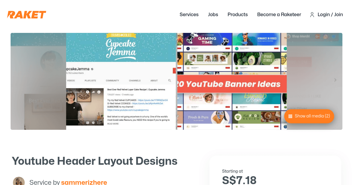 Youtube Header Layout Designs by dailydose4uu - Raket.PH