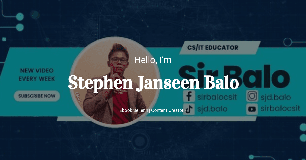 Stephen Janseen Balo