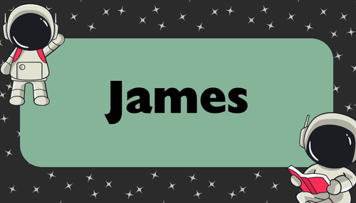 Printable Name Tags For Astronauts Astronaut Mascot Junction