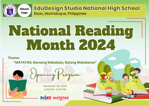 Araw Ng Pagbasa Logo Department Of Education | Bilang Pagsusulong At