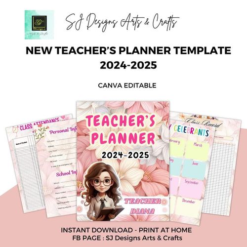 Template Year 2024-2025 Planner by mendozarodeyn - Raket.PH